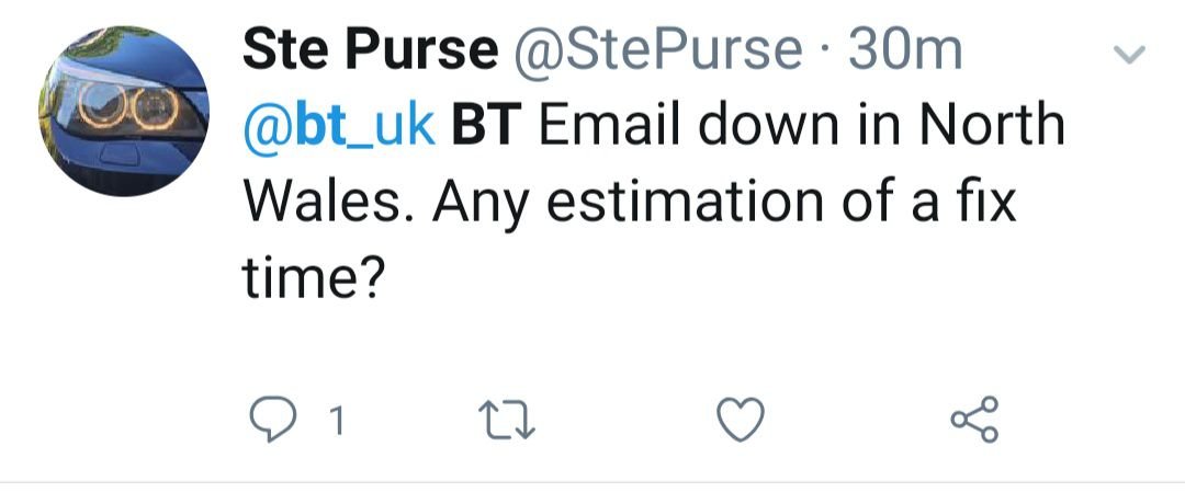 British Telecom (BT) : Down and not working ? Server status and other ...