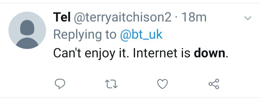 British Telecom (BT) : Down and not working ? Server status and other ...