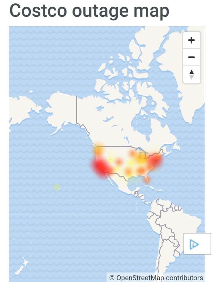 Costco website down & not working for many users ? Server Status info ...