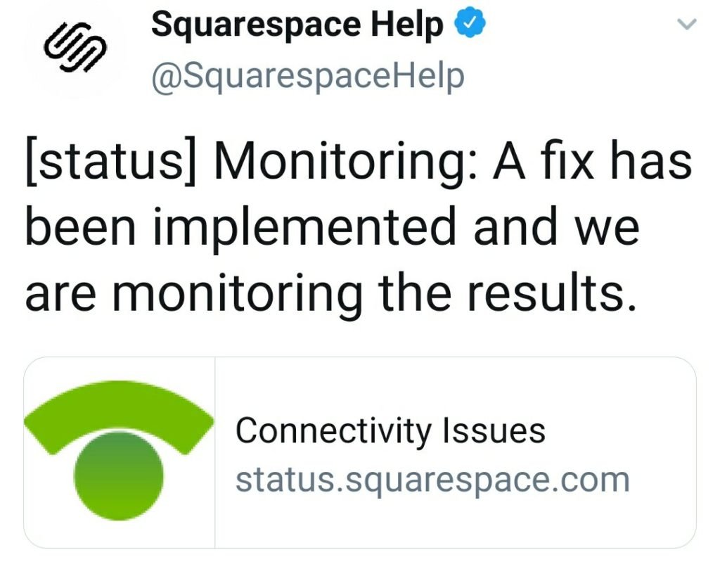 [fixed] Squarespace Website Not Working And Throwing 503 Error Code To Many Users Digistatement