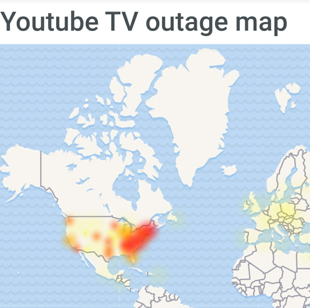 [Update: Nov] YouTube Tv Outage : Down & not working, channels ...
