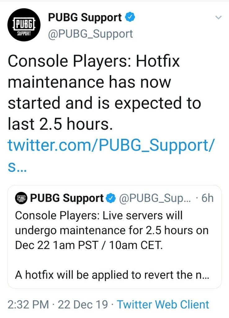 [Server Maintenance] PUBG Down & not working on Xbox, PS4 & PC ? PUBG ...
