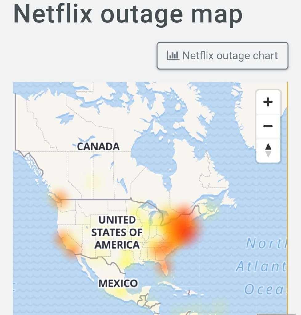 Netflix servers down & not working for many users - DigiStatement