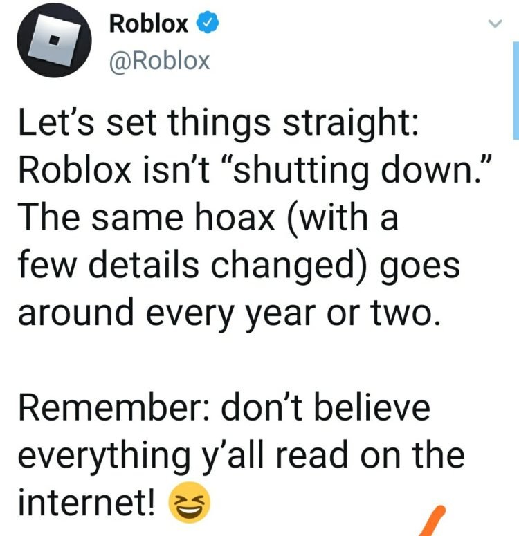 Roblox Shutting down in 2020 rumor quashed officially - DigiStatement