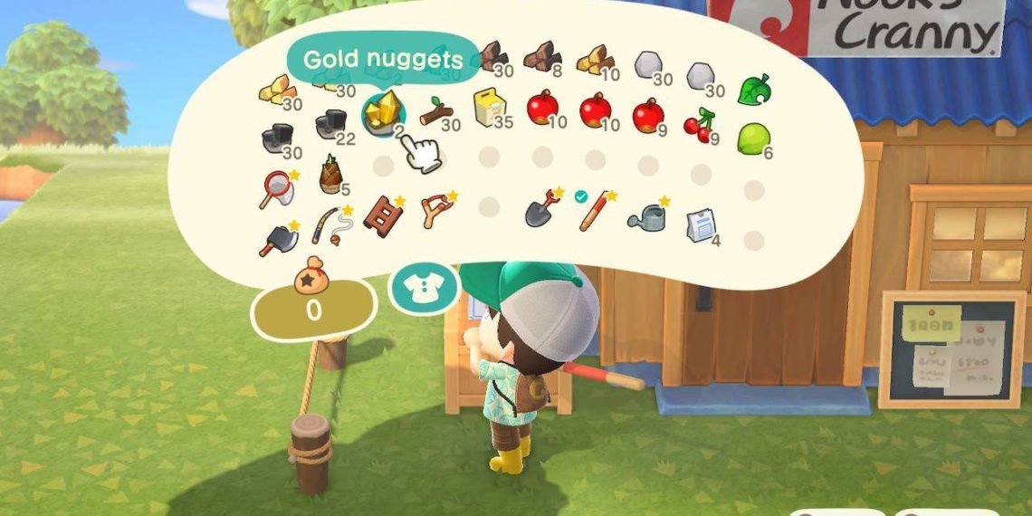 Animal Crossing: New Horizons Golden Tools List, How To Get Them ...