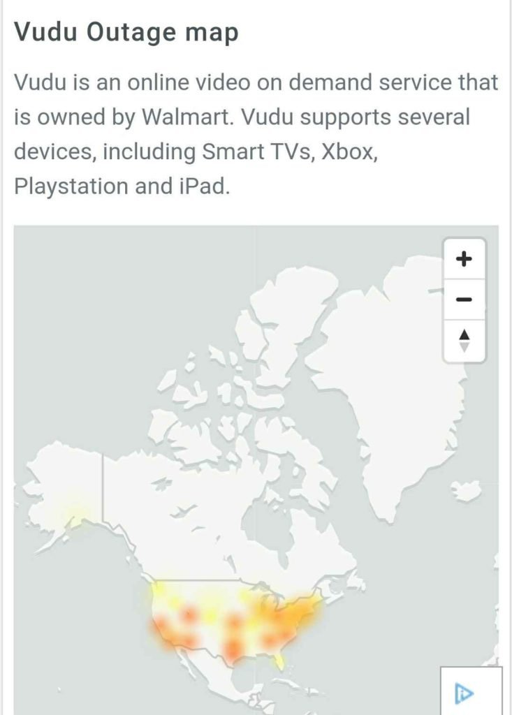 Vudu down - Unable to connect & sign-in issues for many users ...