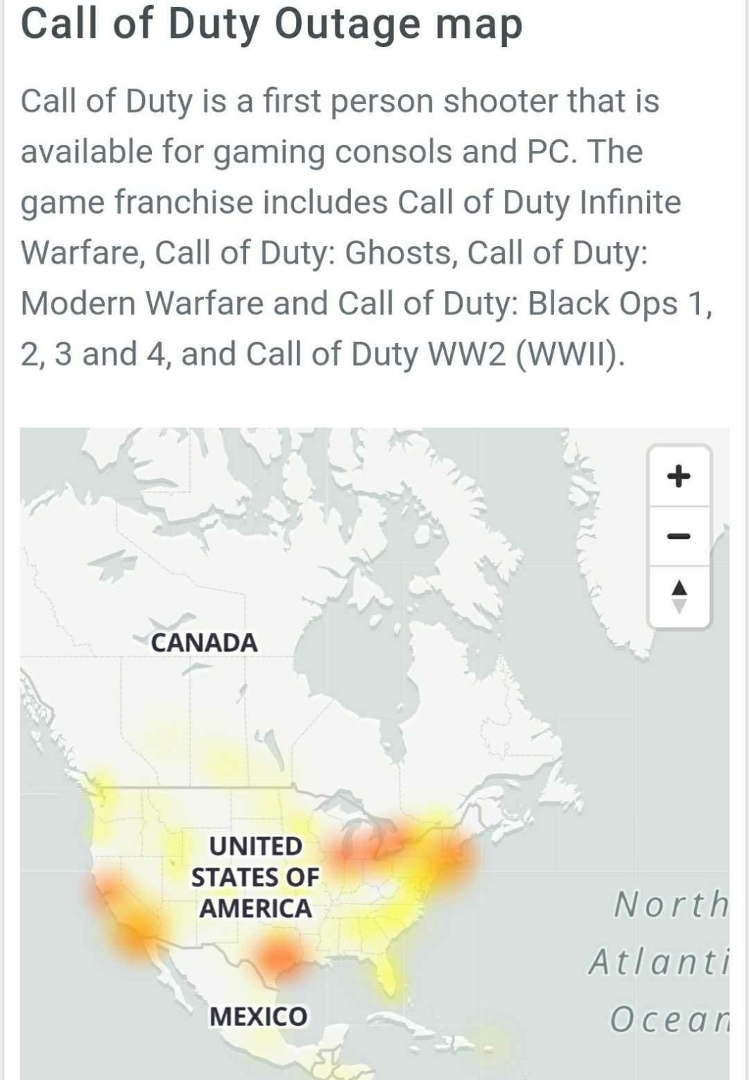 Call of Duty servers down & not working for many players - DigiStatement