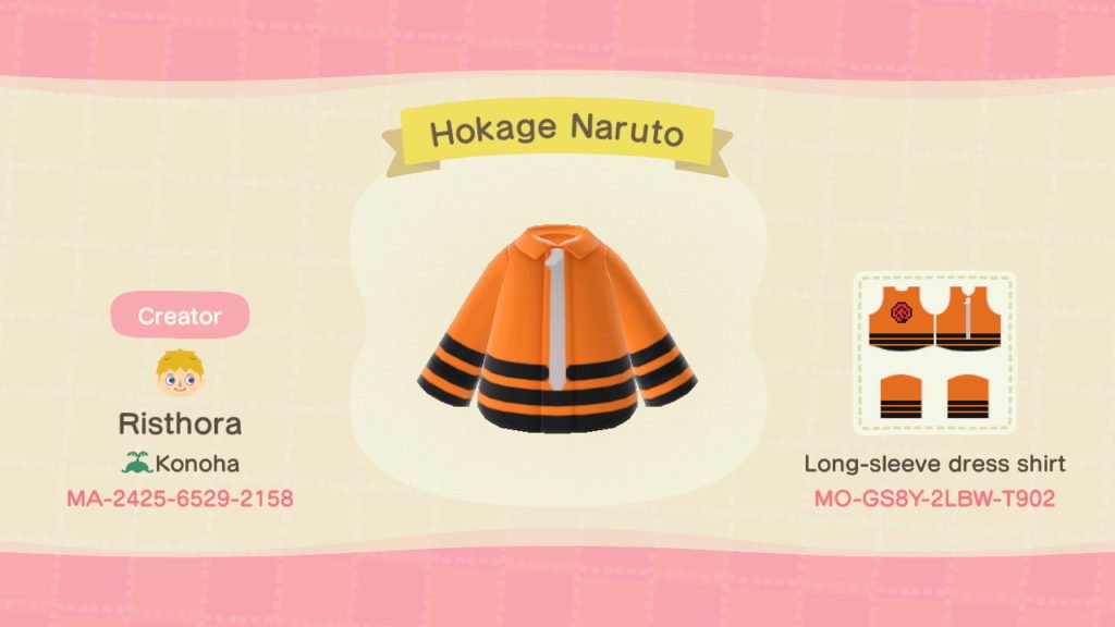 Naruto Custom Designs QR Codes Animal Crossing: New Horizons ...