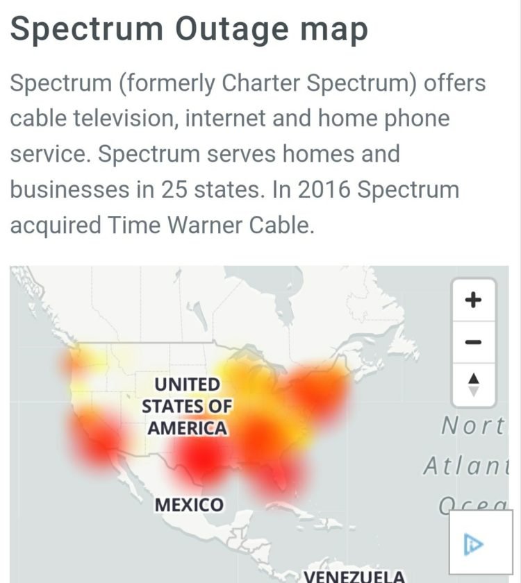 Spectrum Outage - Internet down & not working in Brooklyn - DigiStatement