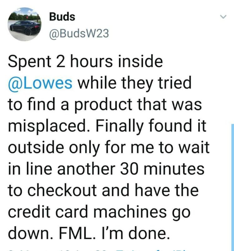 Lowes Card System down - Credit Card machines not working at many ...