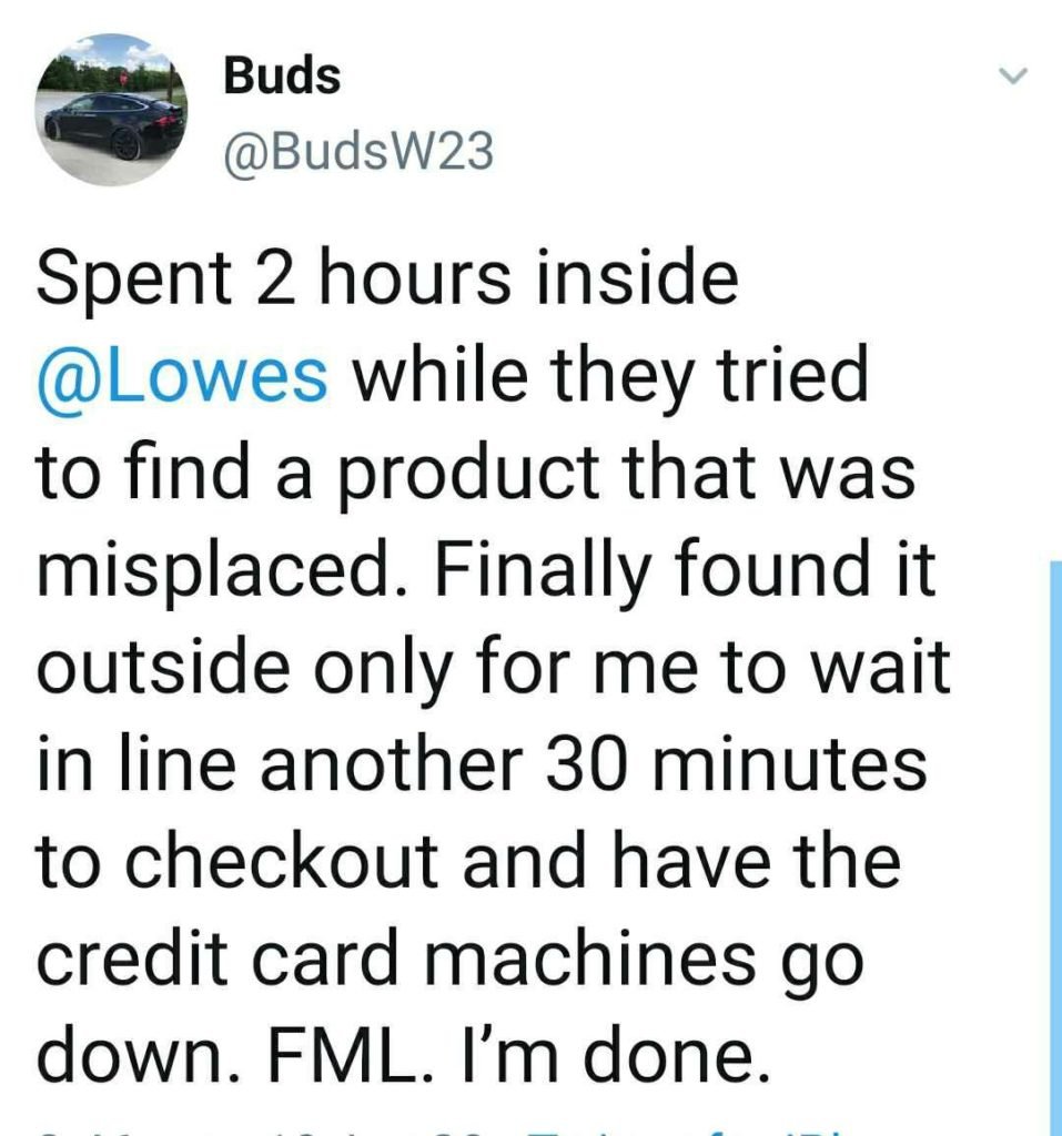 Lowes Card System down - Credit Card machines not working at many ...