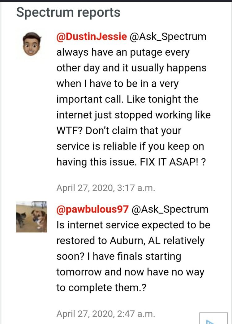 Spectrum Outage - Internet down, out & not working at many locations ...