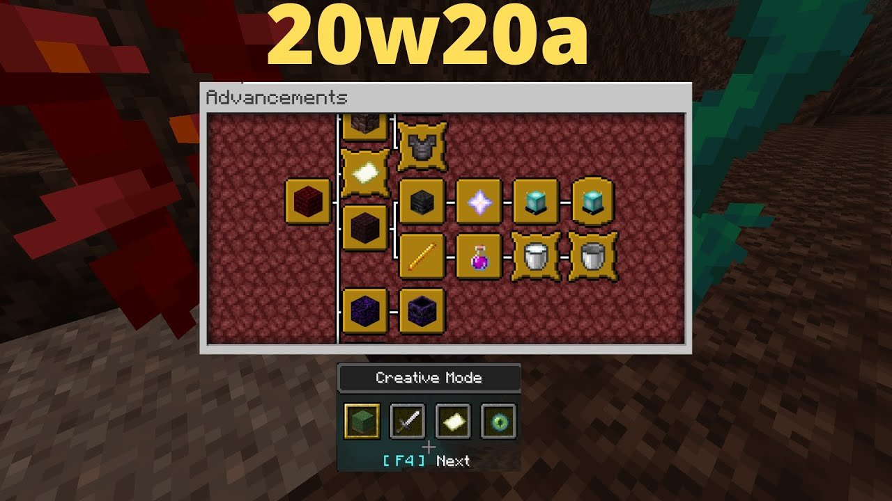 Minecraft 20w20a Update Patch Notes - Game Mode Switcher & Nether ...