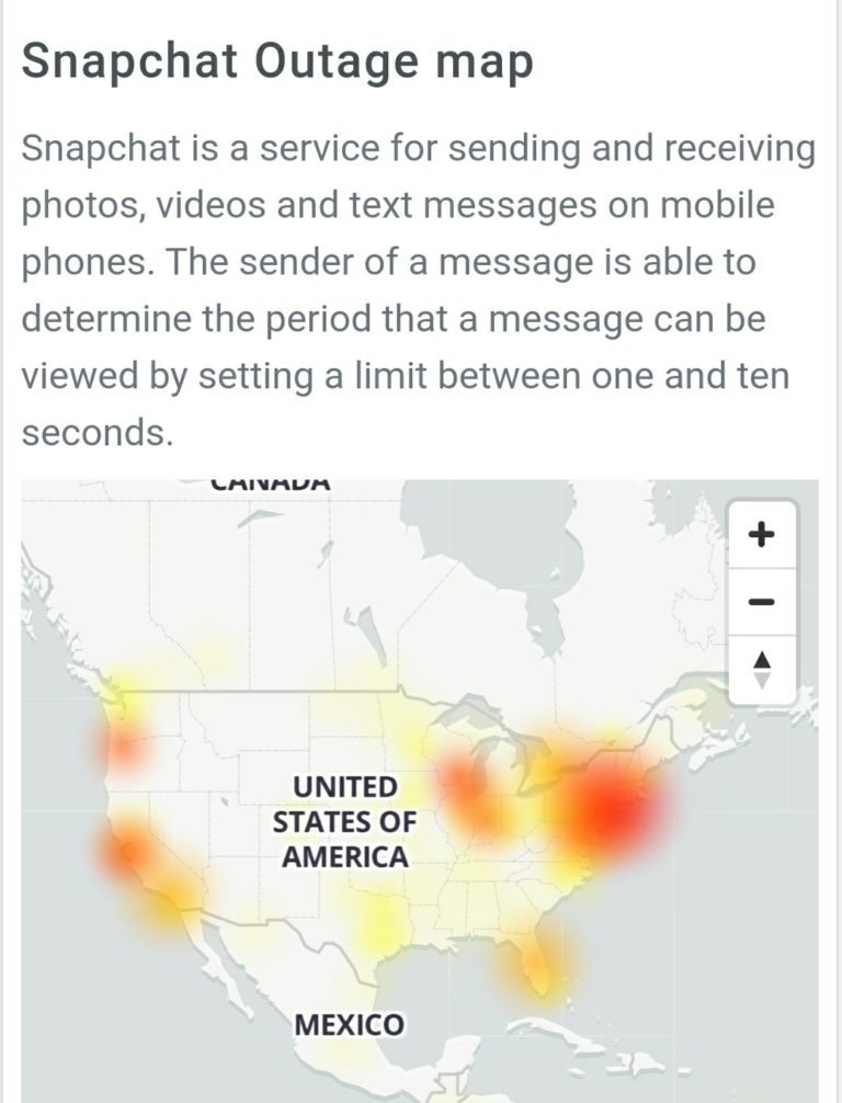 Snapchat down - Video calling not working, facetime not connecting for ...