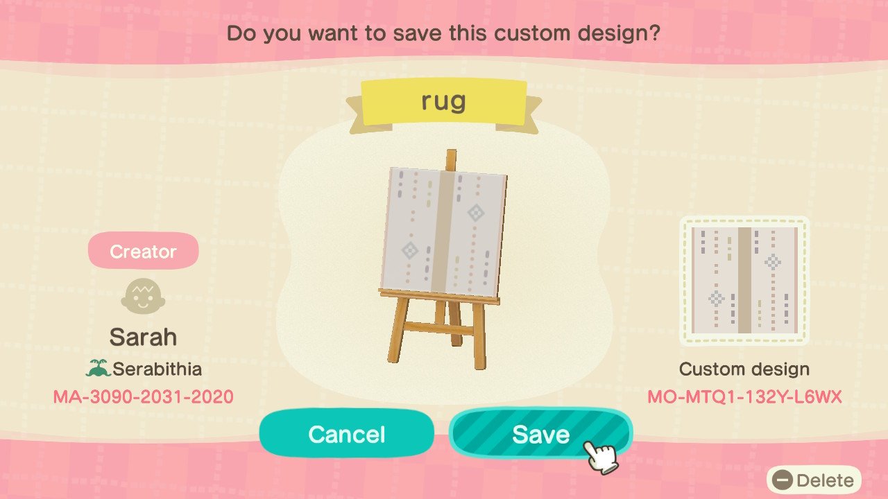 Animal Crossing New Horizons (ACNH) Ground Path Designs QR codes ...
