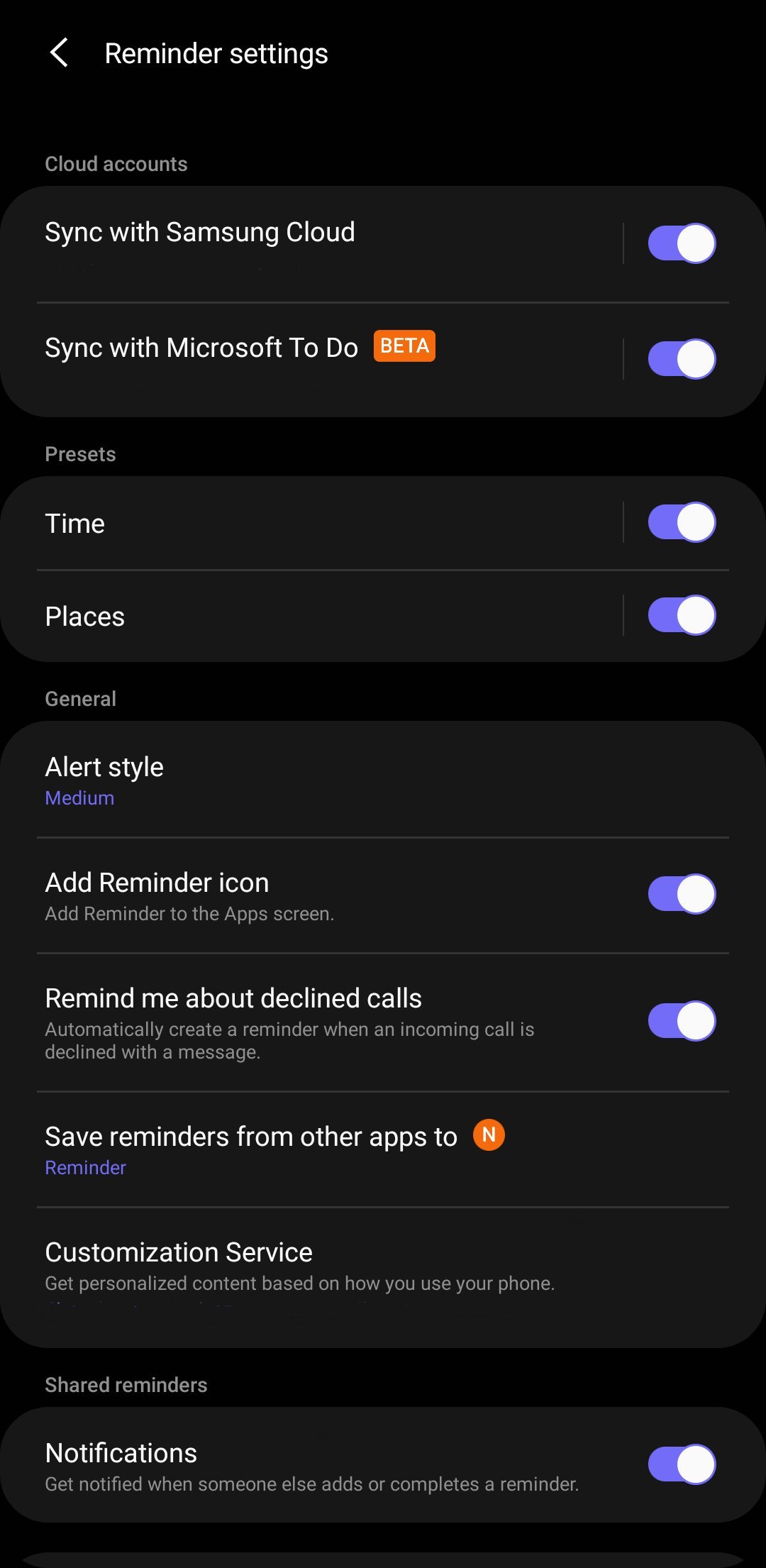 Samsung Reminder new update adds syncing support for Microsoft To do ...