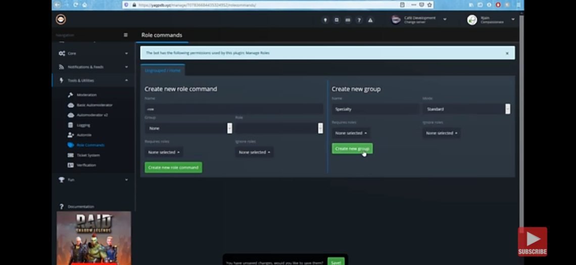 Discord How To Set Up Reaction Roles With Yagpdb Bot Digistatement