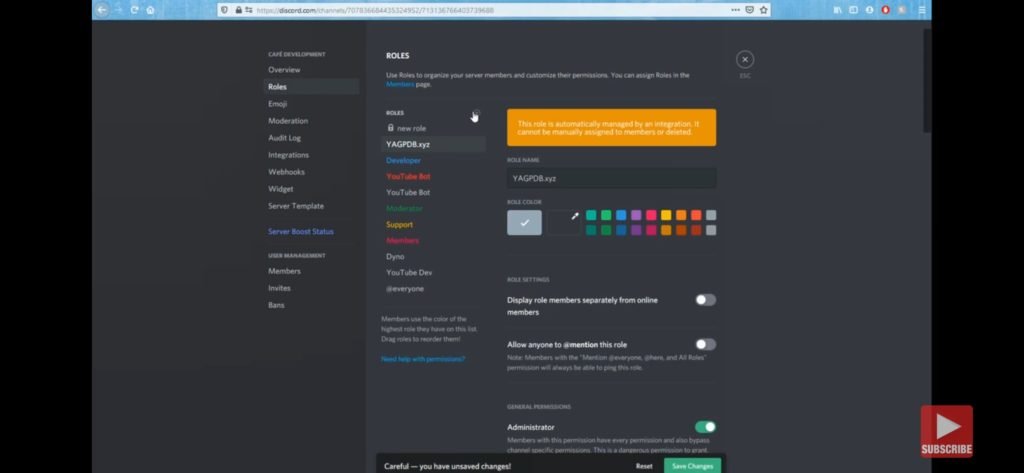 Discord : How to set up Reaction Roles with YAGPDB Bot - DigiStatement