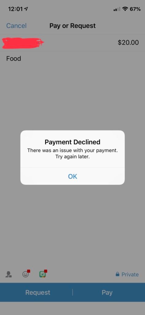 Venmo error transaction declined : How to fix it - DigiStatement
