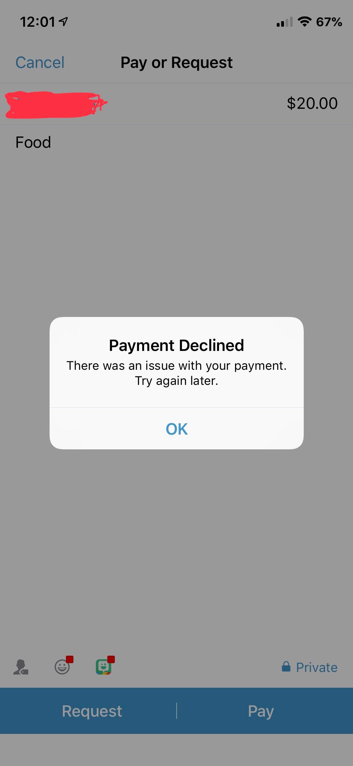 Venmo error transaction declined : How to fix it - DigiStatement