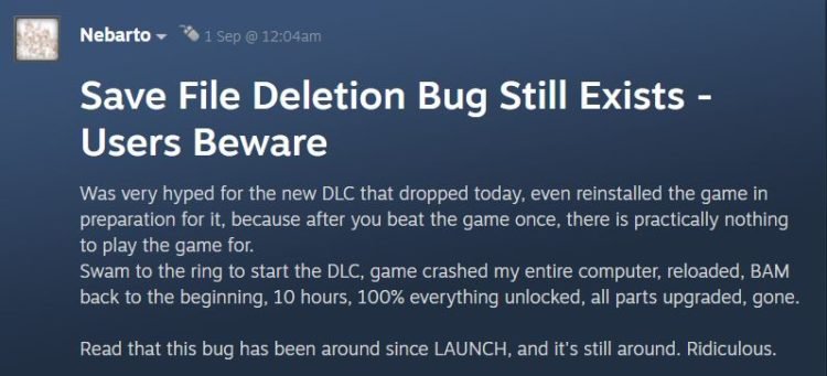 Maneater Save File Deletion Bug still happening, Devs confirms ...