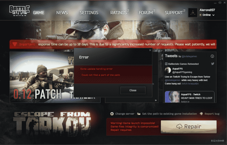 Escape from Tarkov (EFT) not updating in 2022: Fixes & Workarounds ...