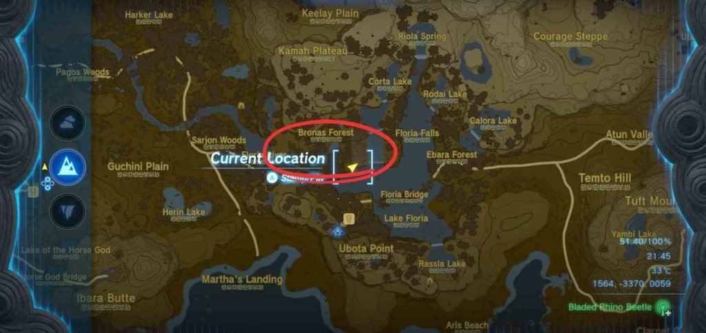 Zelda Tears Of The Kingdom (ToTK) Bladed Rhino Beetle: Where to get ...